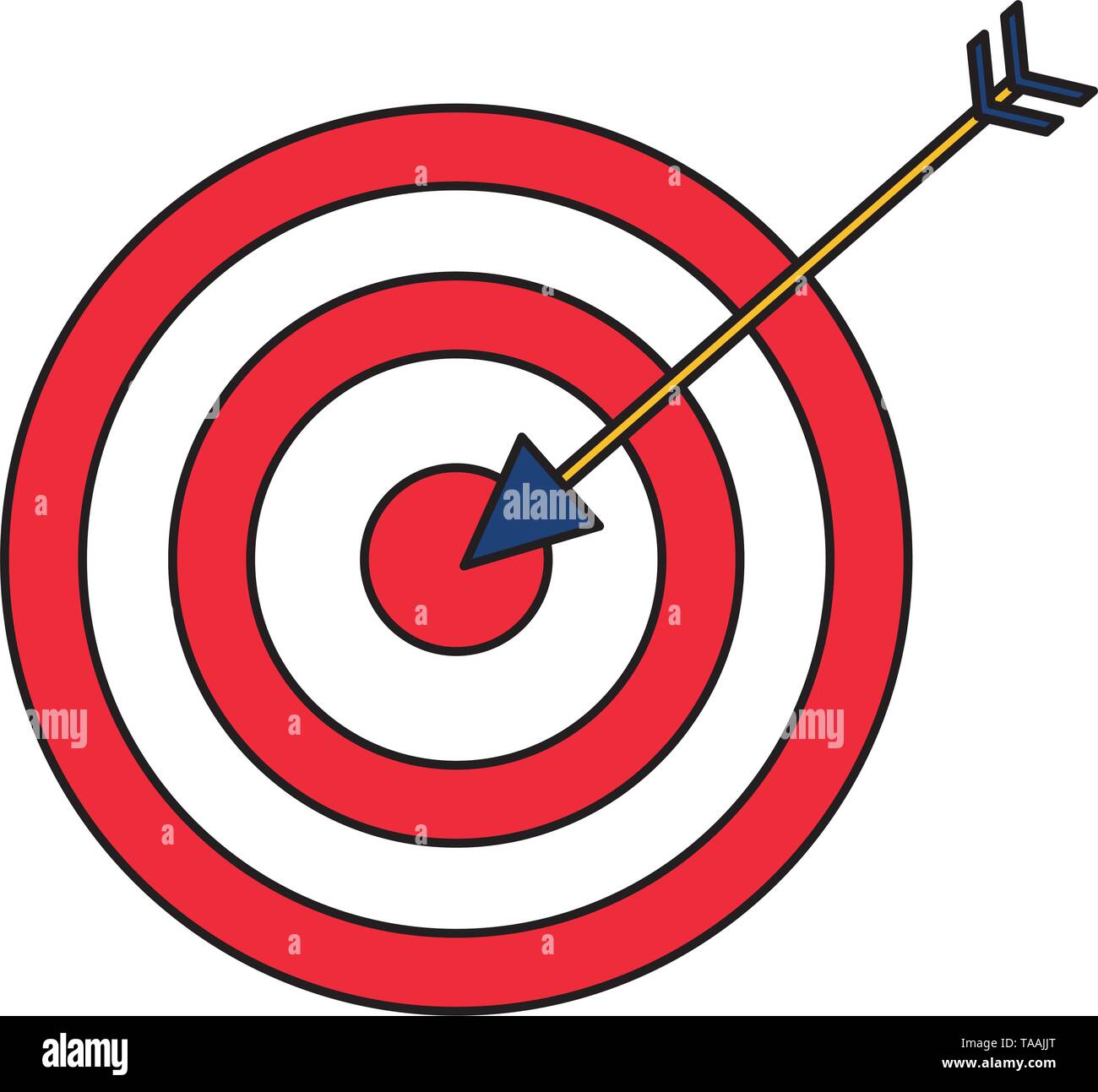 target arrow strategy Stock Vector Image & Art - Alamy