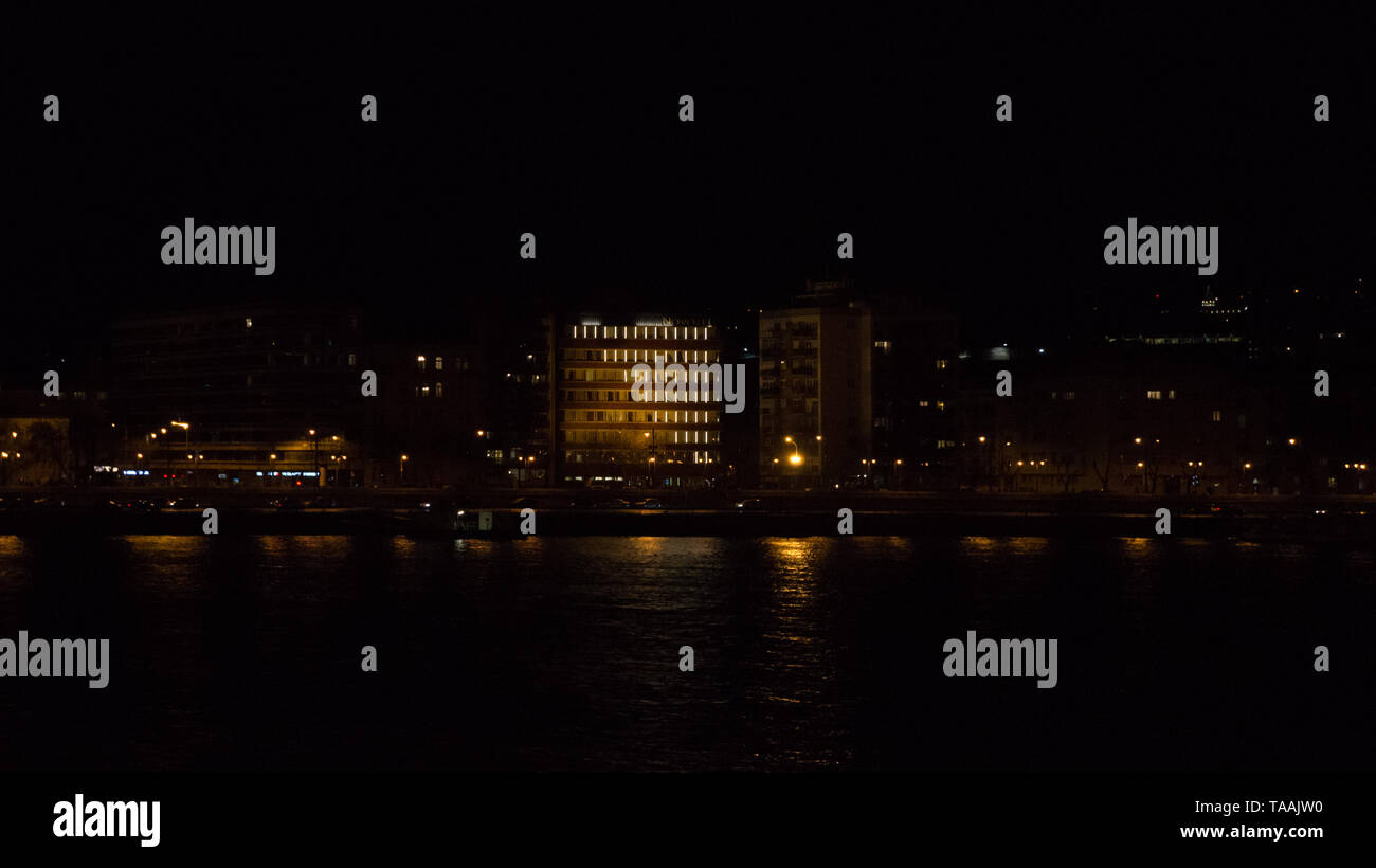 Budapest, Hungary - 03 15 2019 The four-star Novotel Budapest Danube ...