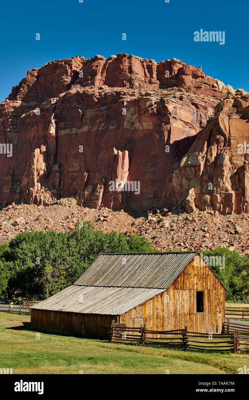 farmhouse in Fruita, Capitol Reef National Park, Utah, USA, North ...