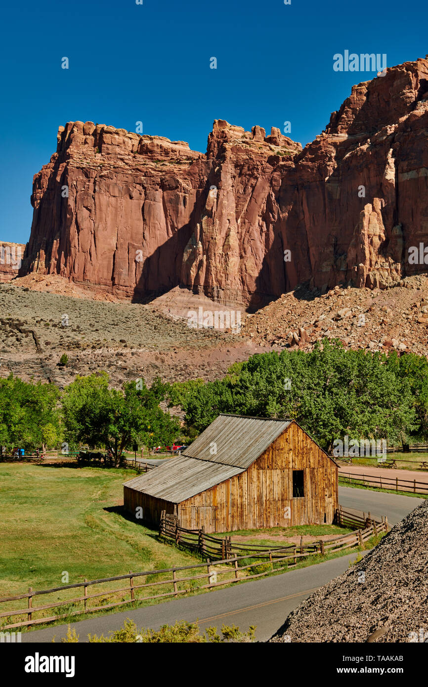 farmhouse in Fruita, Capitol Reef National Park, Utah, USA, North ...