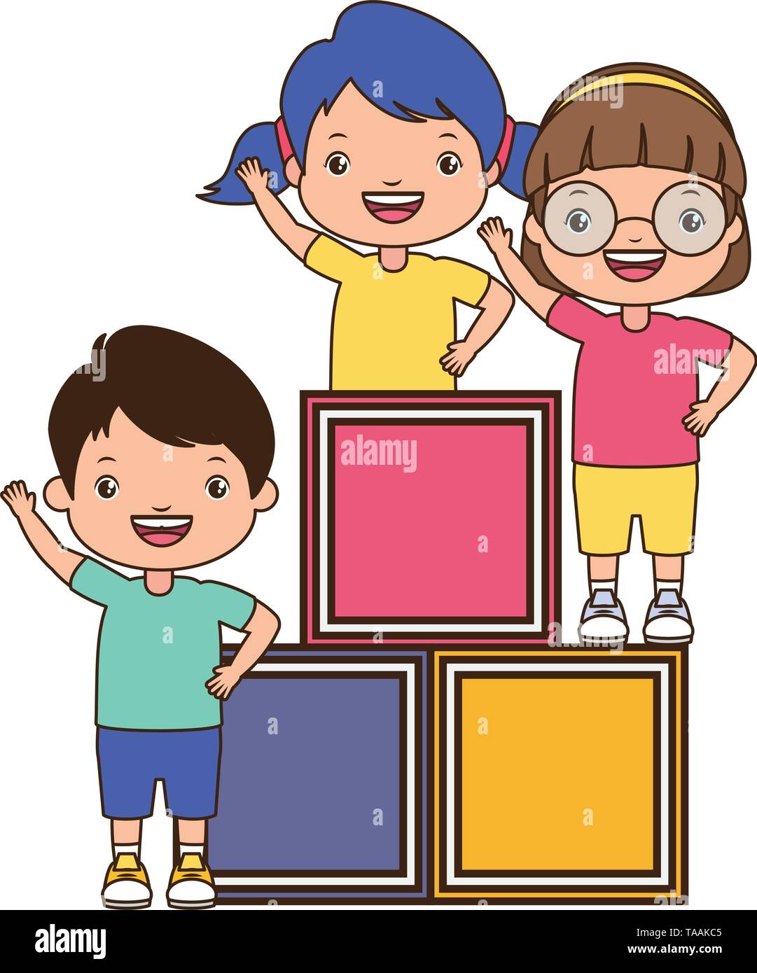 kids cubes zone Stock Vector Image & Art - Alamy