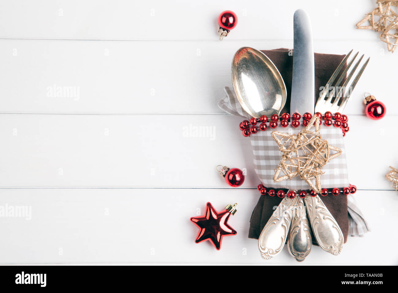Christmas dinner menu background Stock Photo - Alamy