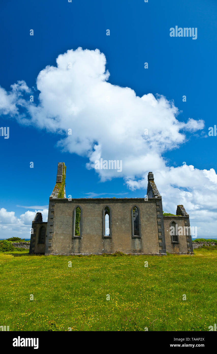 Kilronan Village. Inishmore Island, Aran Islands, Galway County, West ...