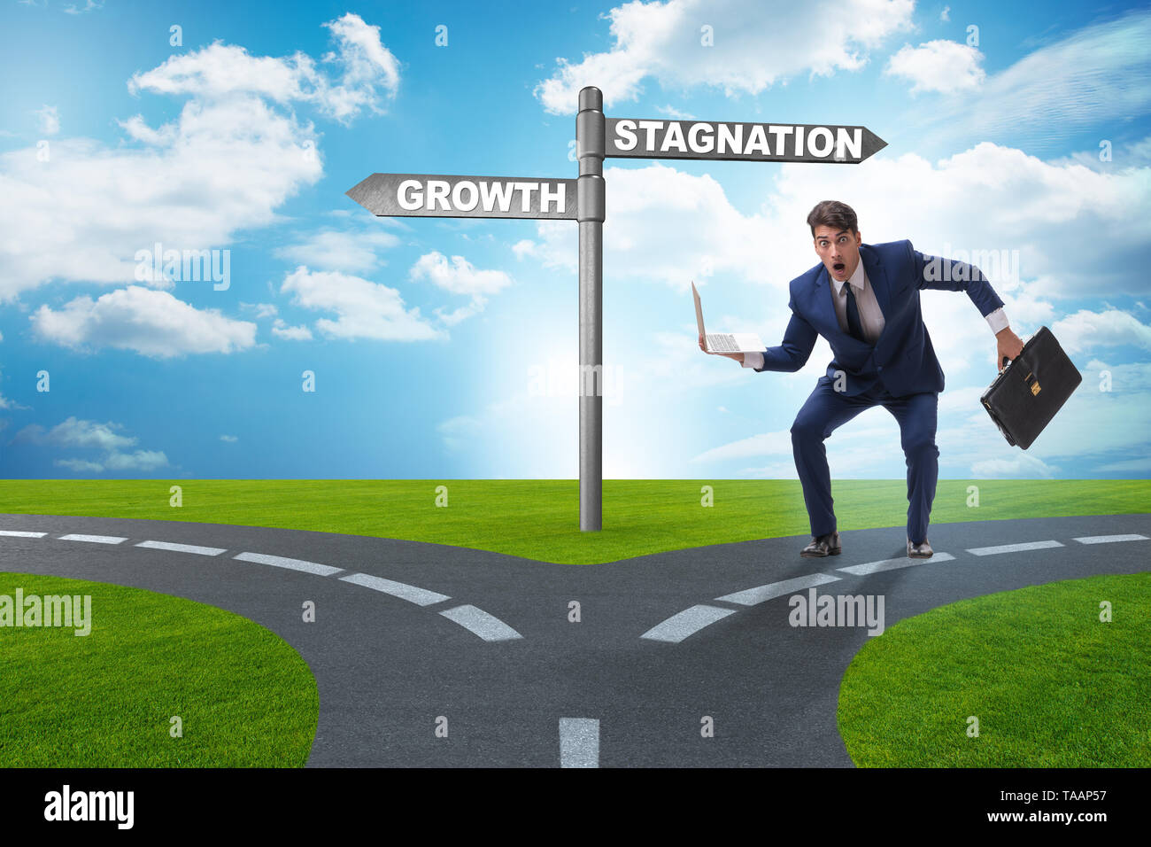 Stagnating economy hi-res stock photography and images - Alamy