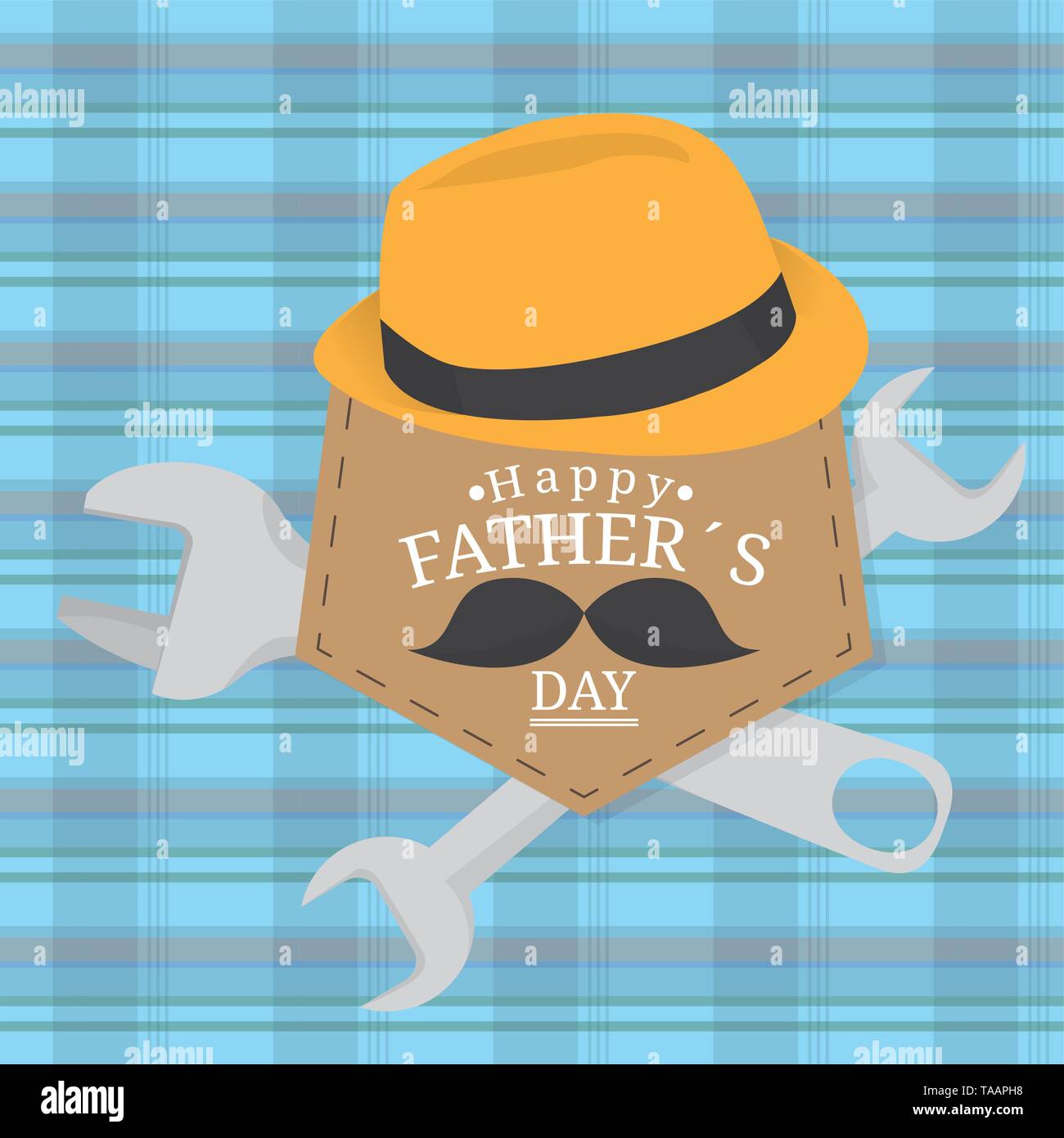 Father day poster with tools and hat Stock Vector Image & Art - Alamy