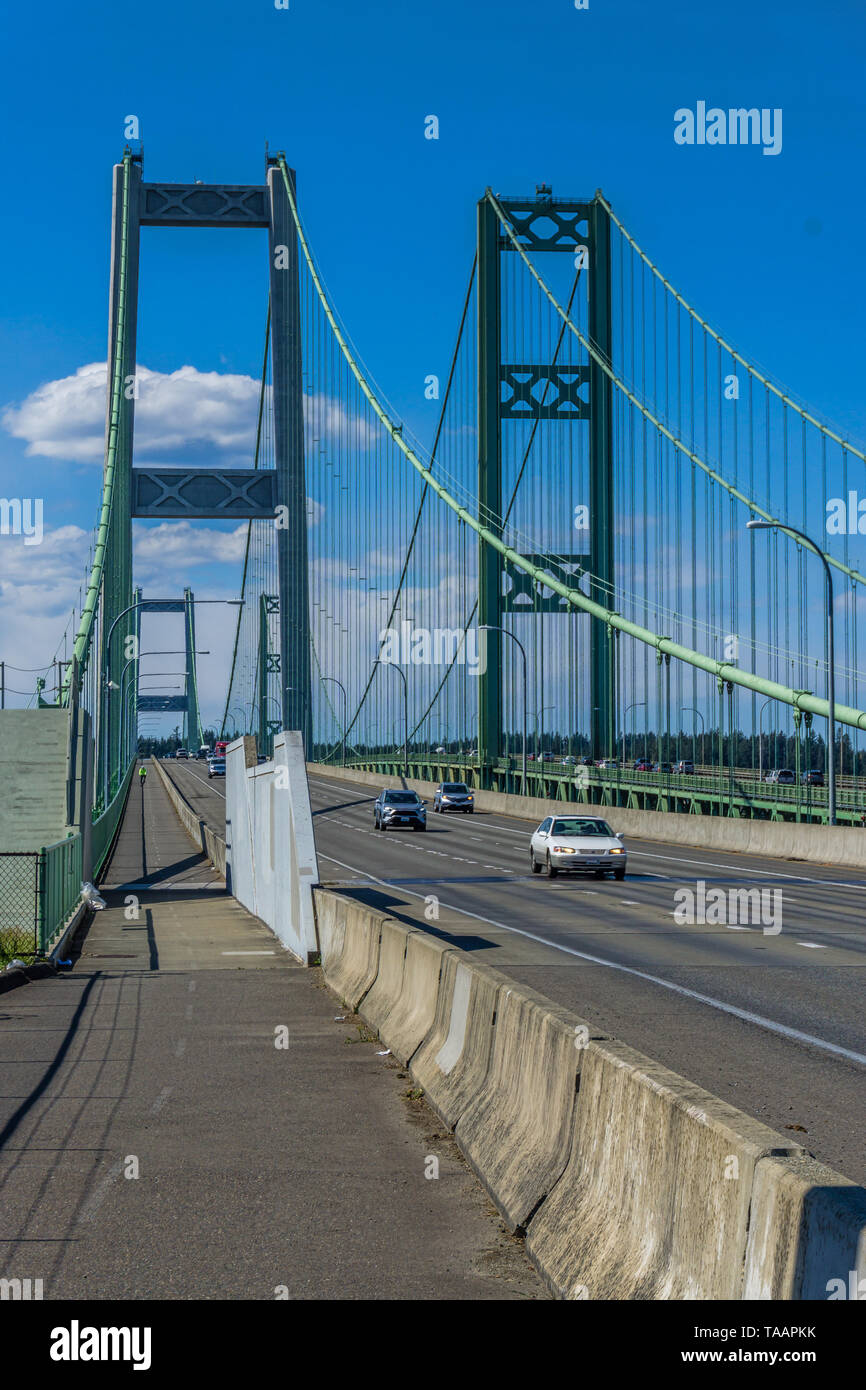 Tacoma narrows bridge crossing hi-res stock photography and images - Alamy
