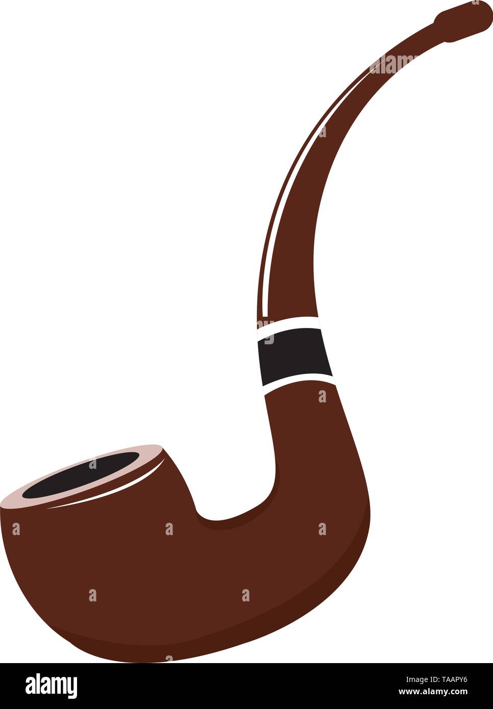 Isolated classic vintage pipe smoke image Stock Vector Image & Art - Alamy