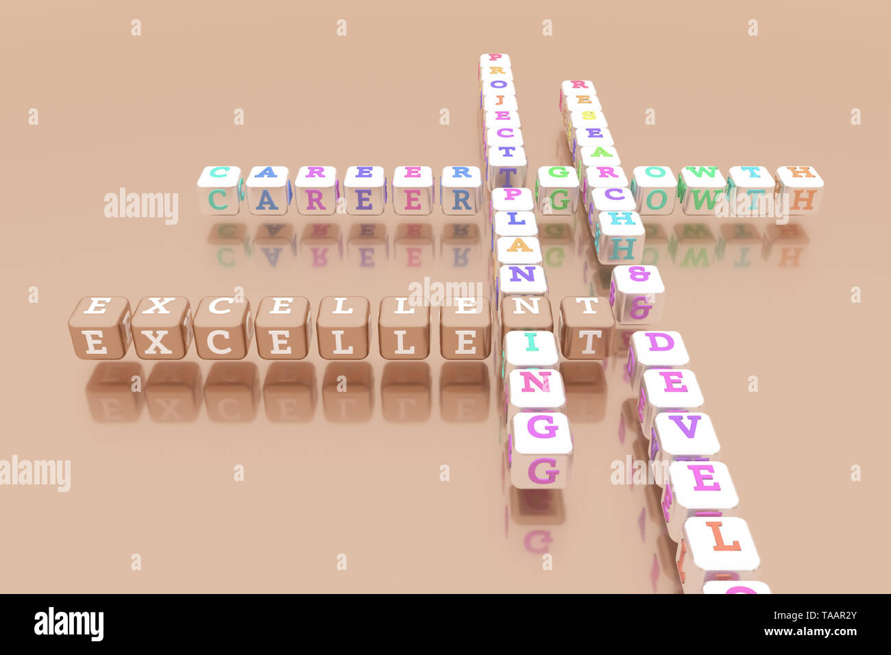 Excellent, business keyword crossword. Graphic resource, texture or ...