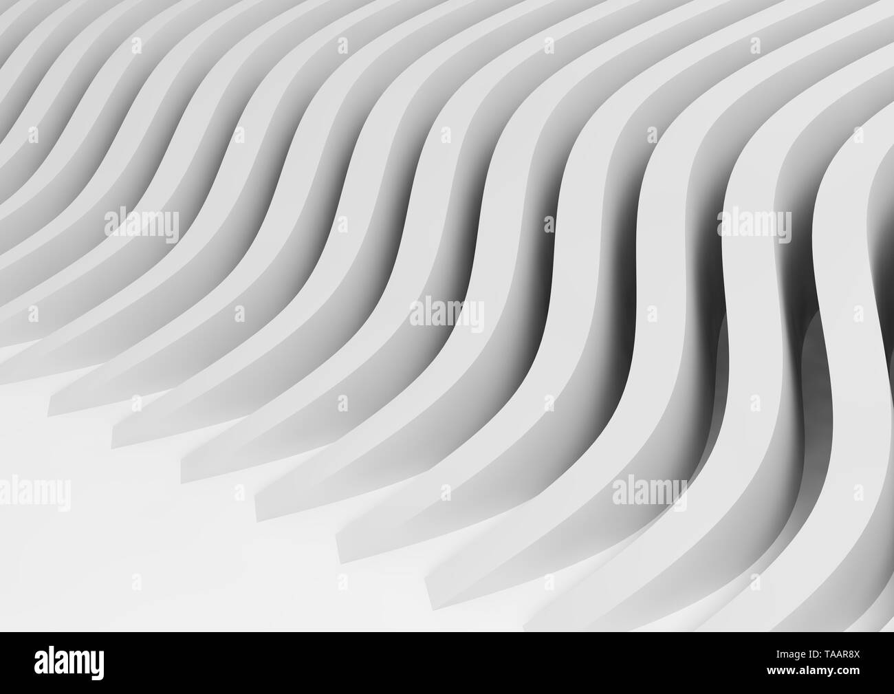 minimal waves background 3d rendering Stock Photo - Alamy