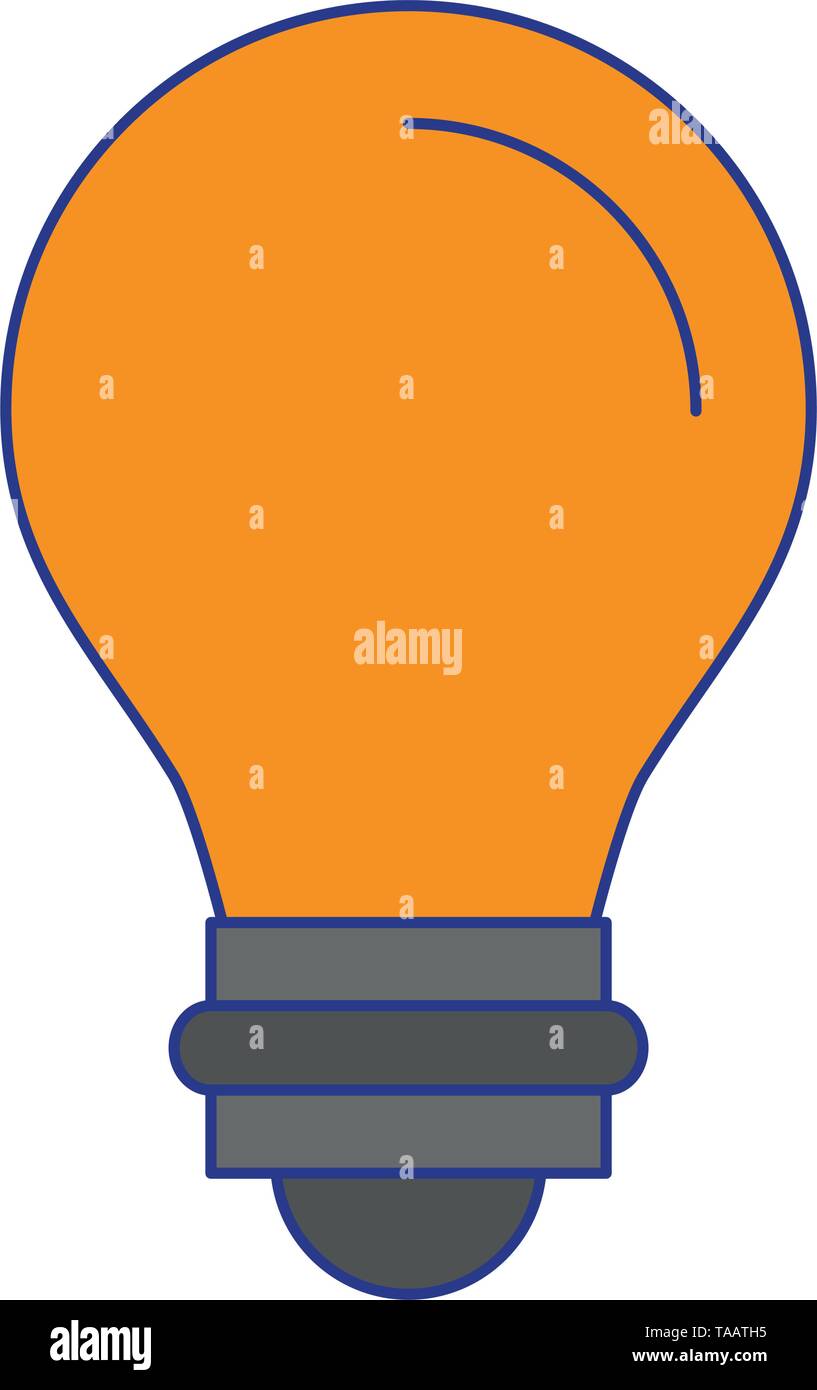 Bulb light energy symbol isolated Stock Vector Image & Art - Alamy