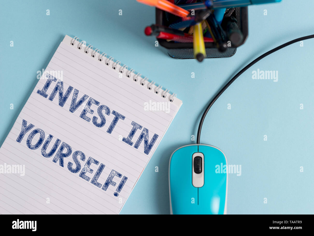 Conceptual hand writing showing Invest In Yourself. Concept meaning ...