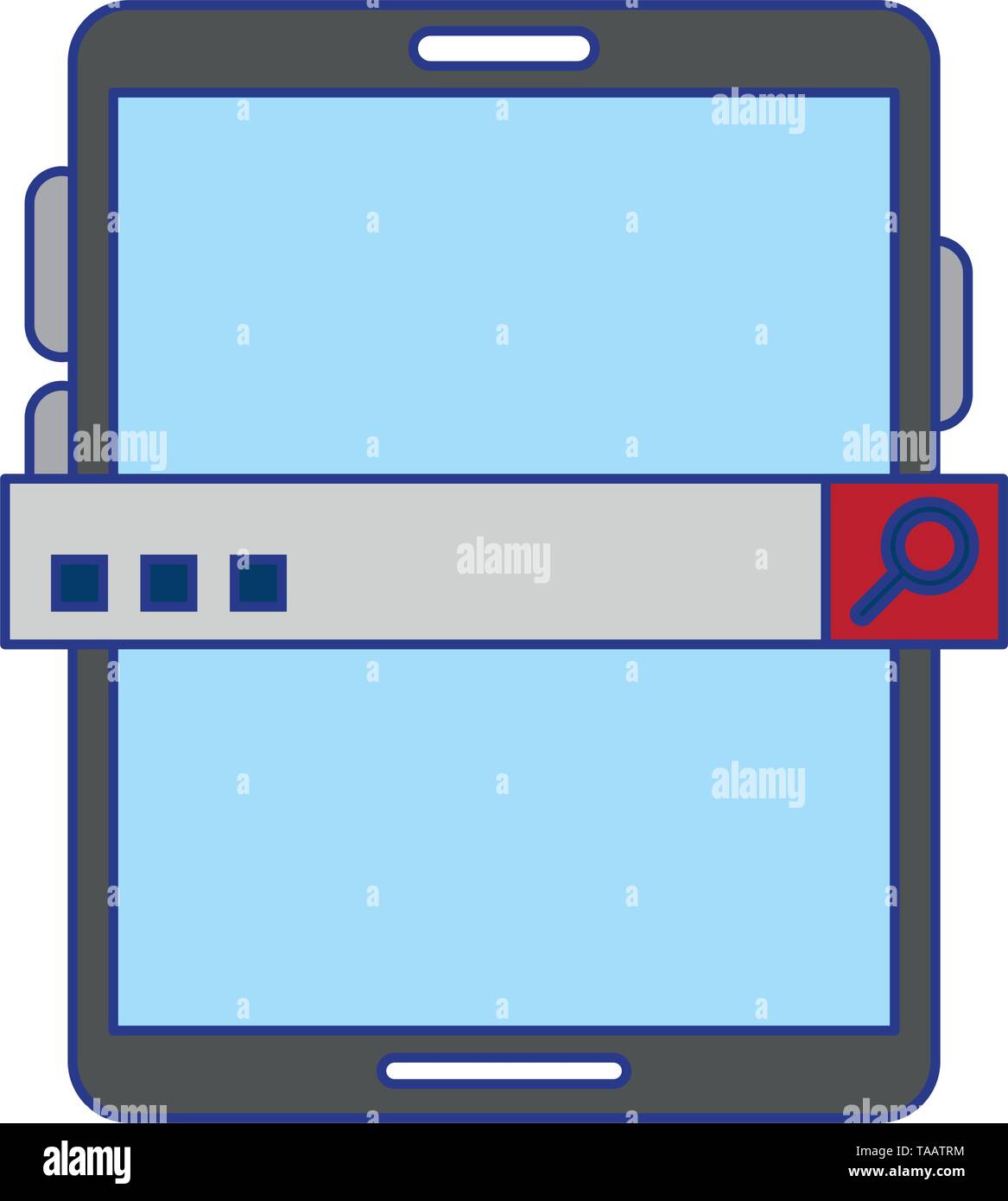 Tablet with password bar symbol Stock Vector Image & Art - Alamy