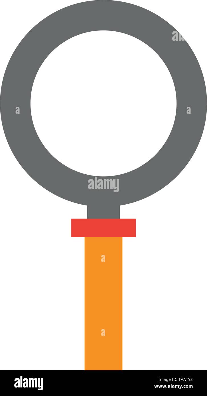 Magnifying glass symbol isolated vector illustration Stock Vector Image ...