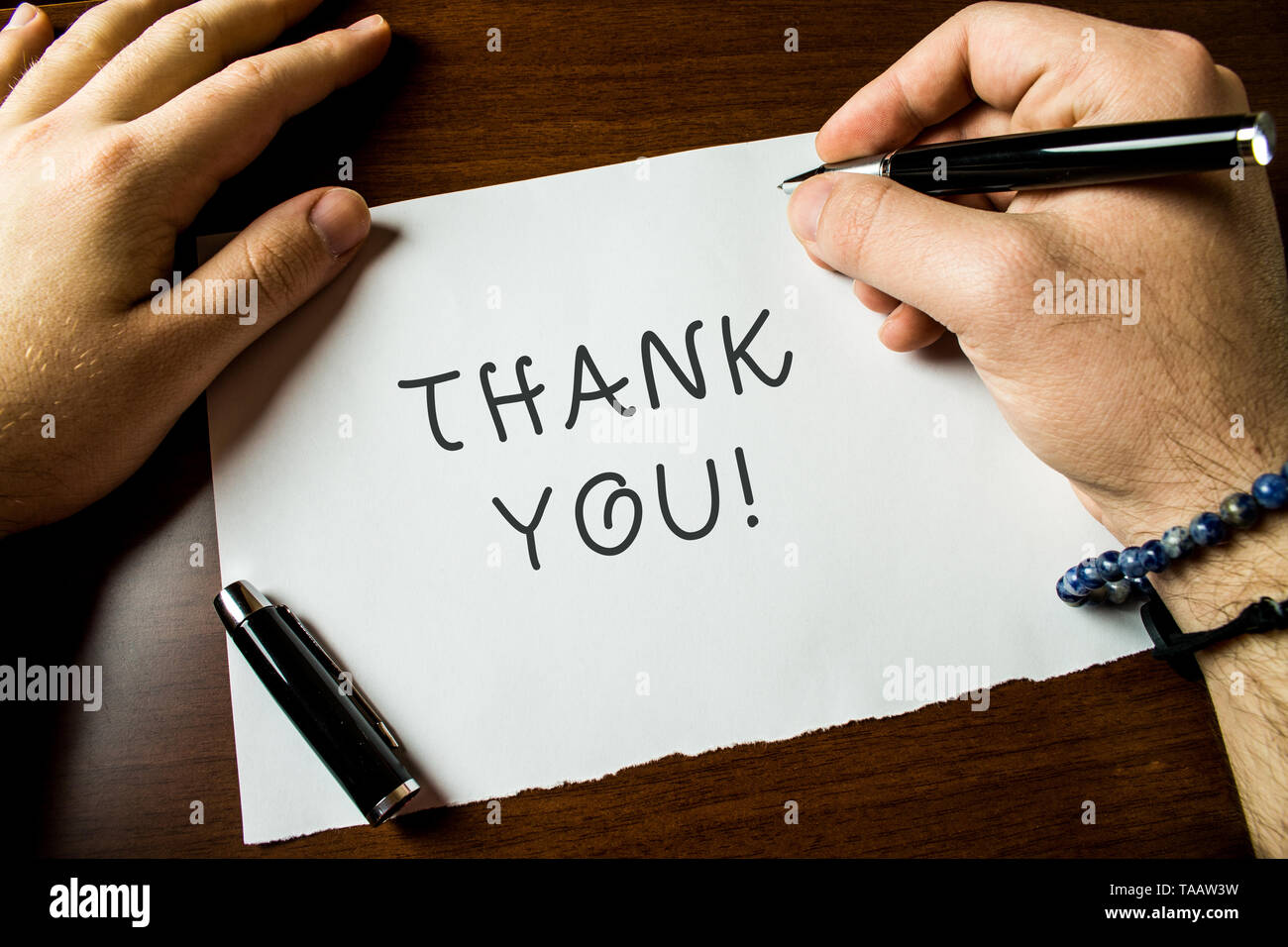 Text sign showing Thank You. Business photo text polite expression used ...