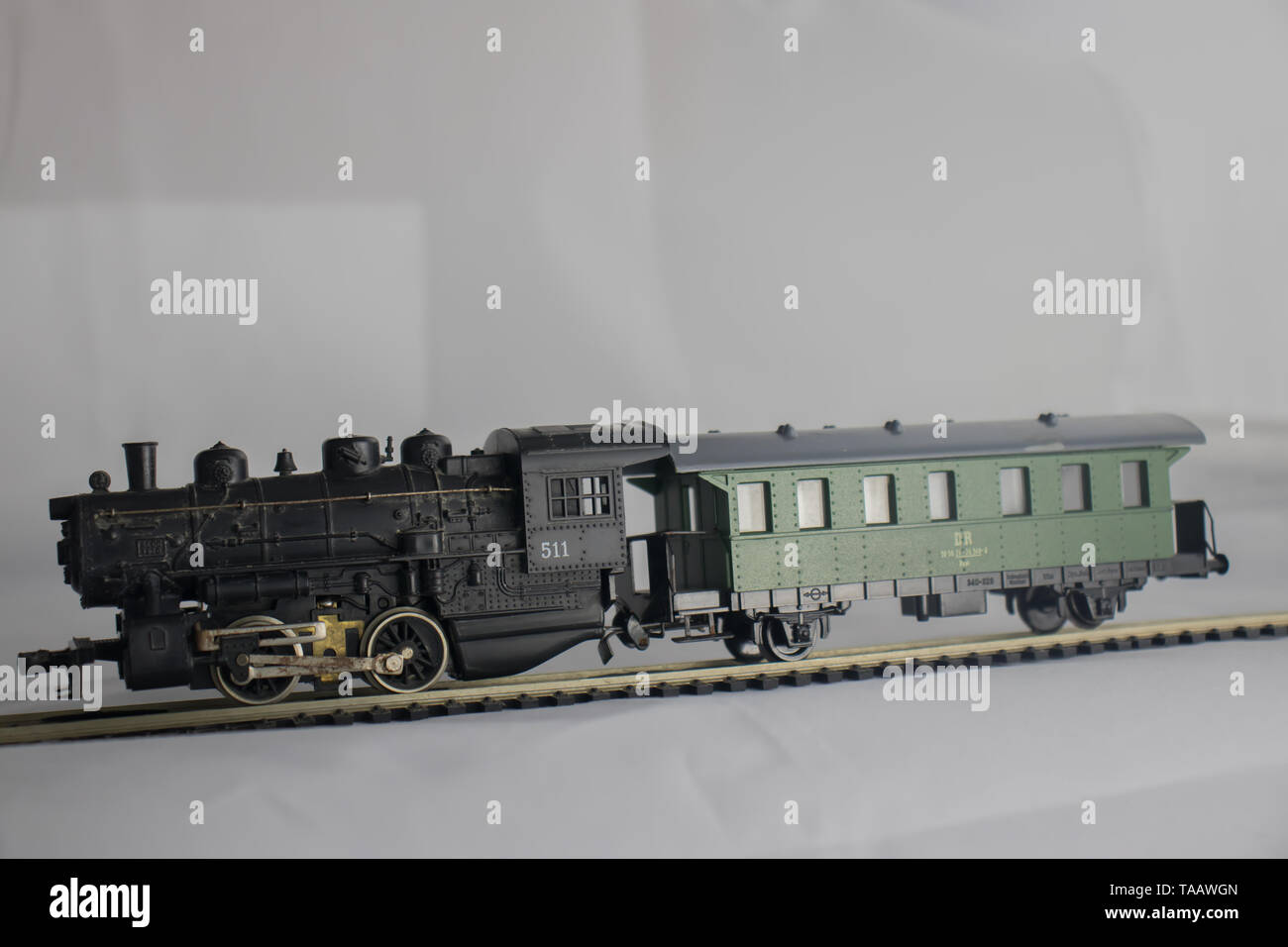 Steam locomotive pulling wagon hi-res stock photography and images - Alamy