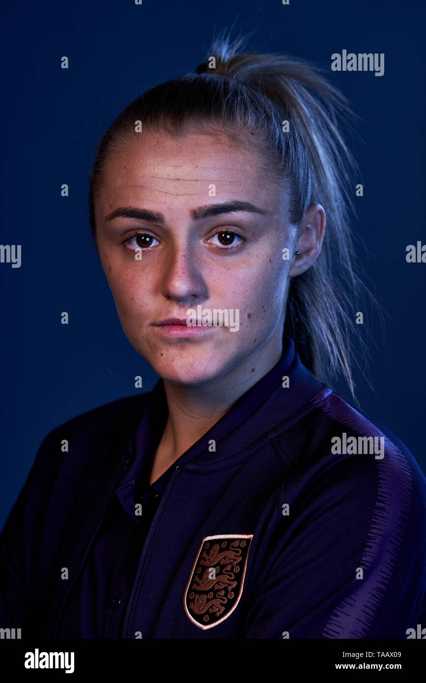 England women's Georgia Stanway during the media day at St George's ...