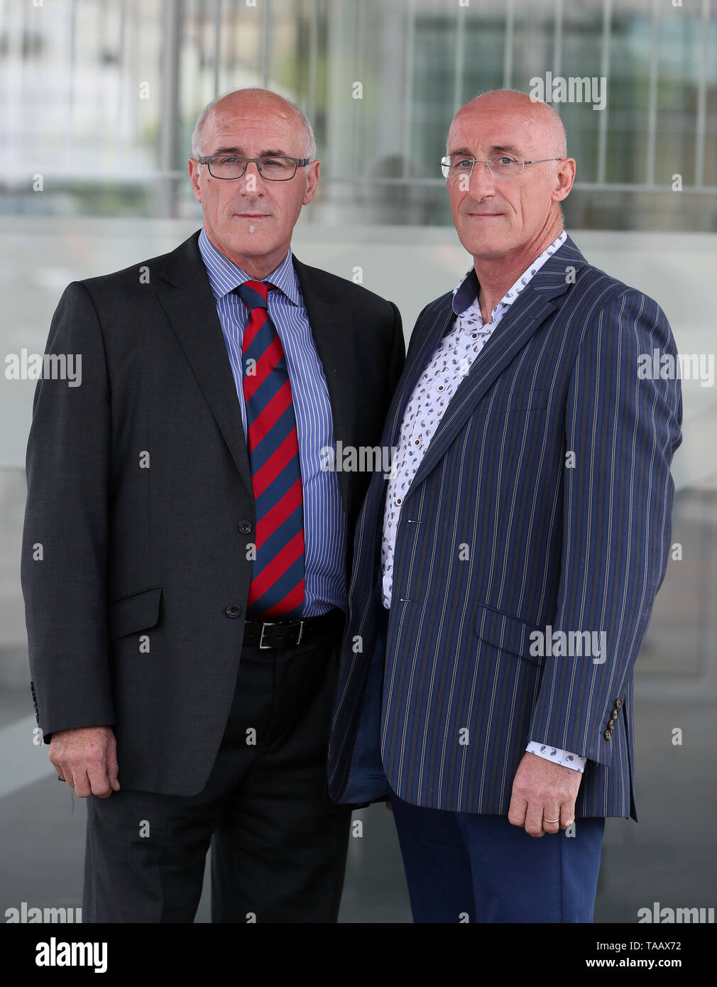 Haemophiliac twins nigel left and simon hamilton hi-res stock ...