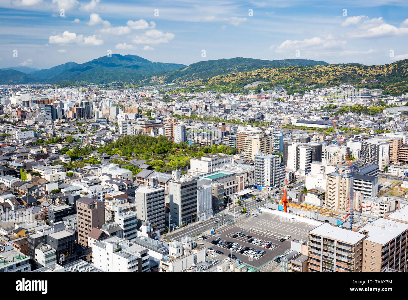 Aerial view of kyoto hi-res stock photography and images - Alamy