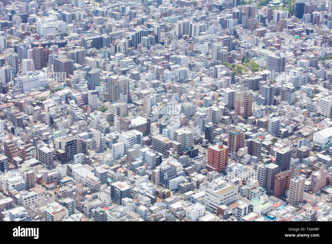 Tokyo Aerial View in Japan Stock Photo - Alamy