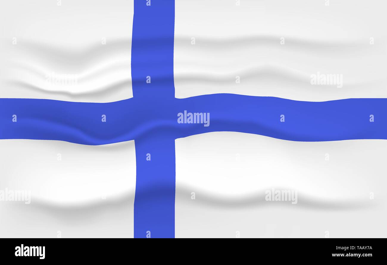 Flag of Finland Stock Vector Image & Art - Alamy