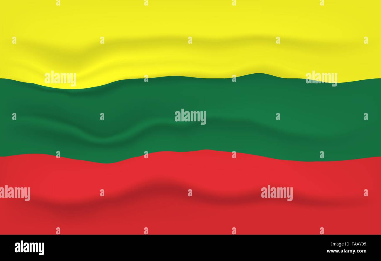 Lithuania flag icon isolated Stock Vector Images - Alamy