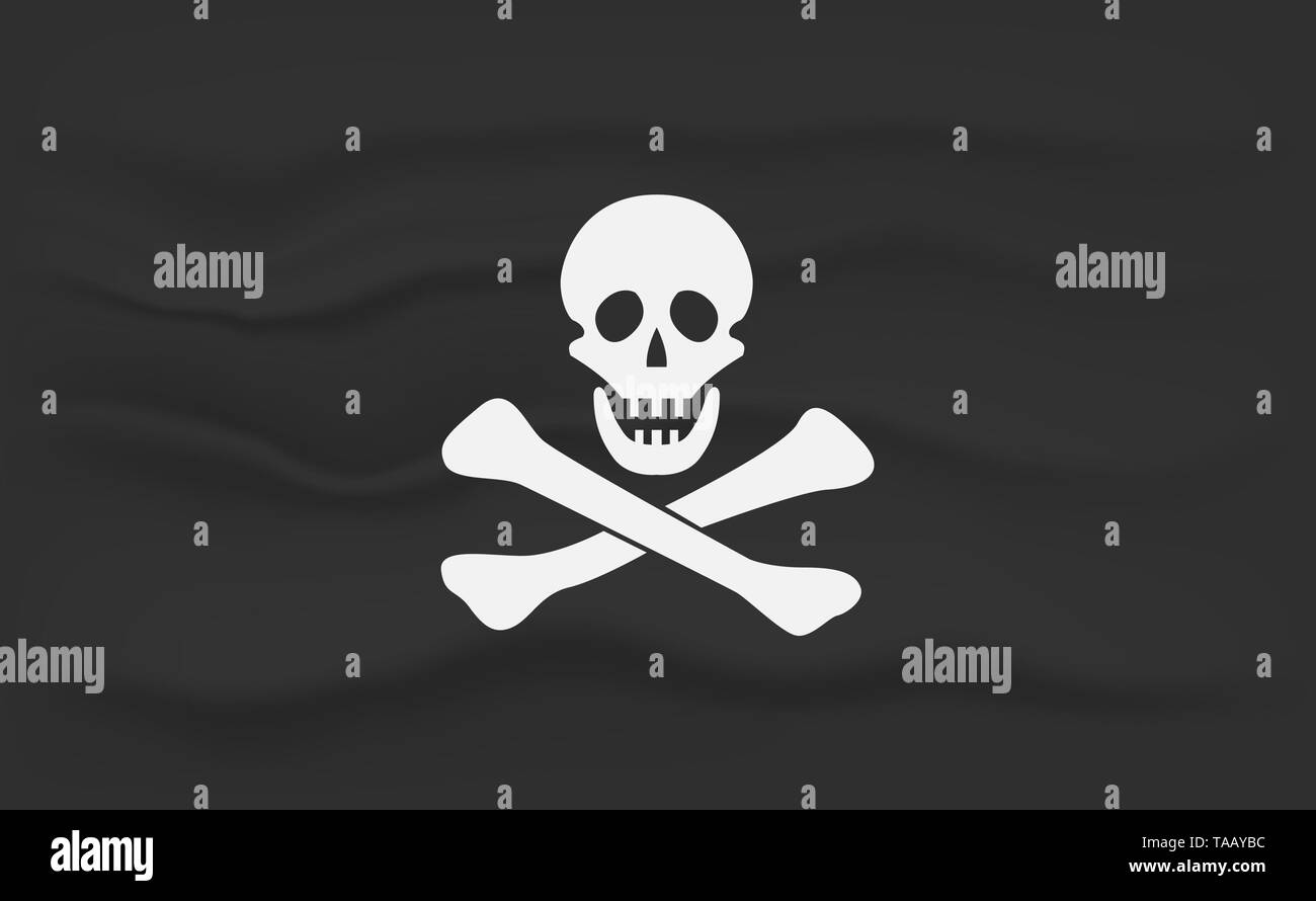 Pirates jolly roger Black and White Stock Photos & Images - Alamy