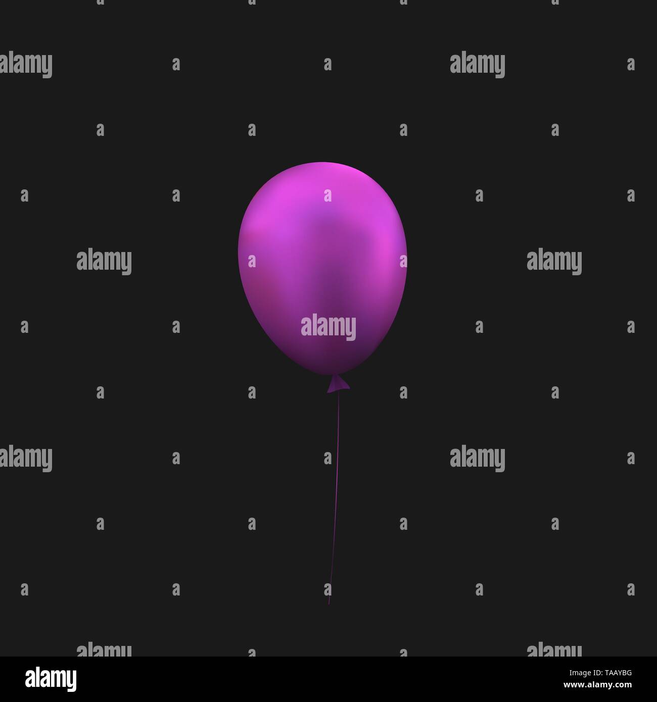 Empty purple balloon Stock Vector Image & Art - Alamy