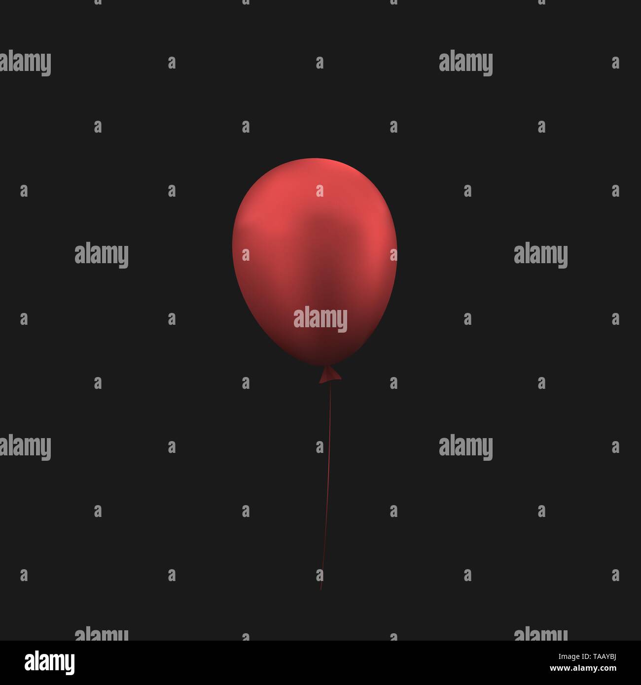 Empty red balloon Stock Vector Image & Art - Alamy