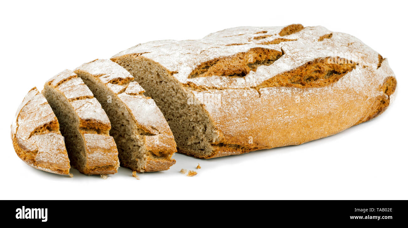isolated crusty bread Stock Photo - Alamy