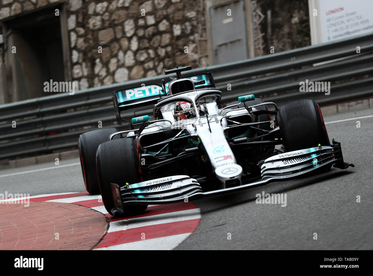 Mercedes' Lewis Hamilton during second practice at the Circuit de ...