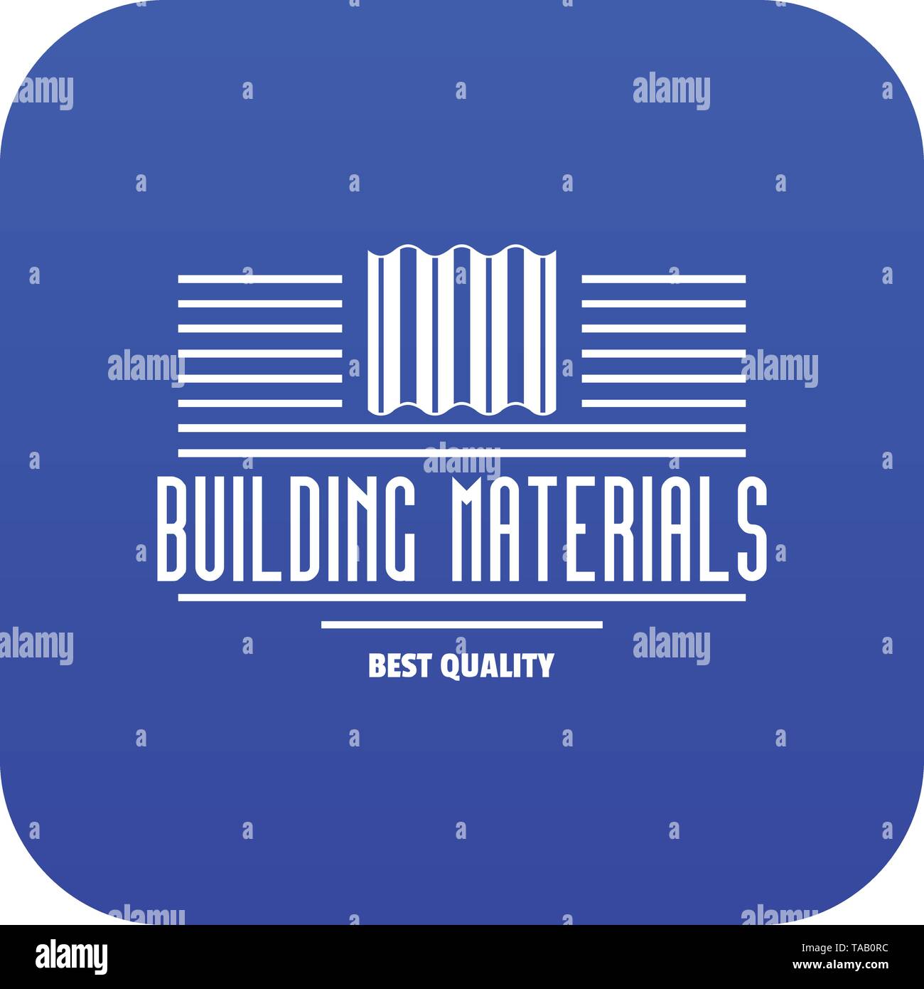 Best quality icon blue vector Stock Vector Image & Art - Alamy