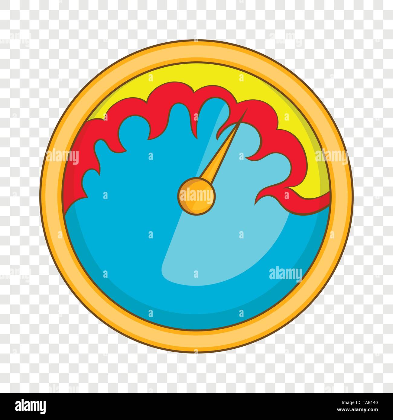 Exclusive speedometer icon, cartoon style Stock Vector Image & Art - Alamy