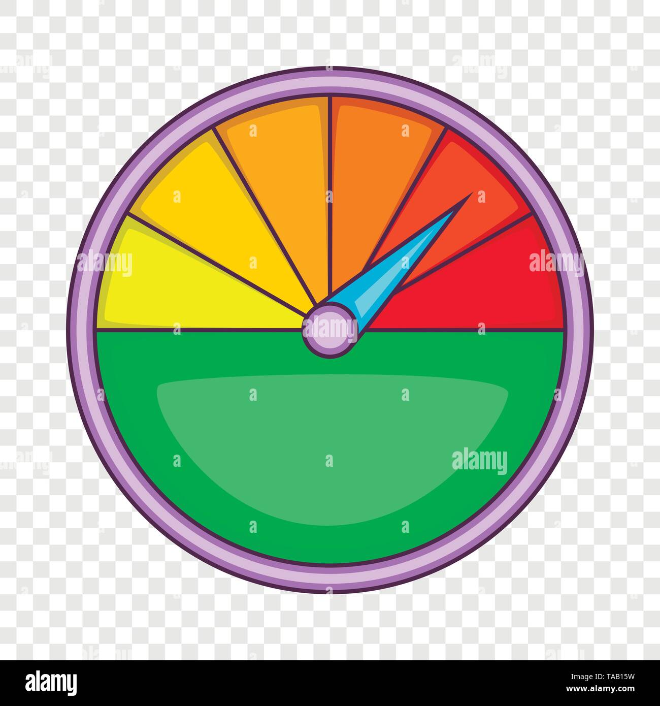 Colorful speedometer icon, cartoon style Stock Vector Image & Art - Alamy