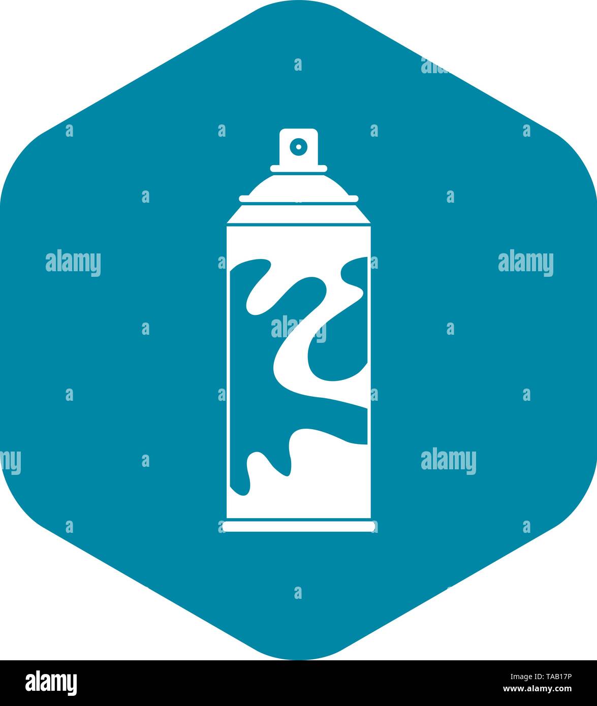 Colored spray icon, simple style Stock Vector Image & Art - Alamy
