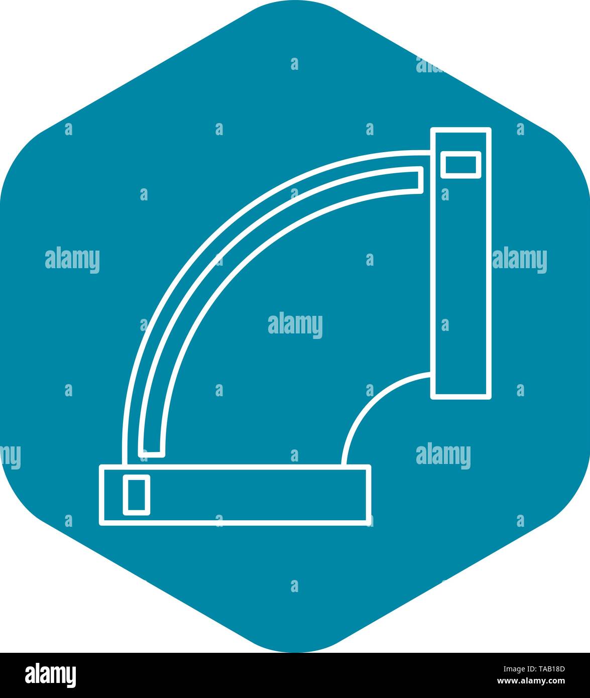 Pipe connection icon, outline style Stock Vector Image & Art - Alamy