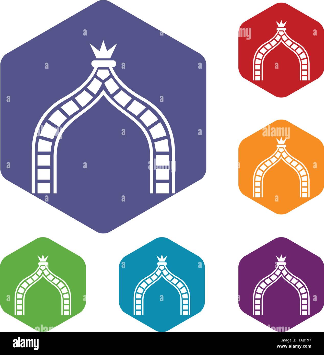 Architecture curve detail Stock Vector Images - Alamy