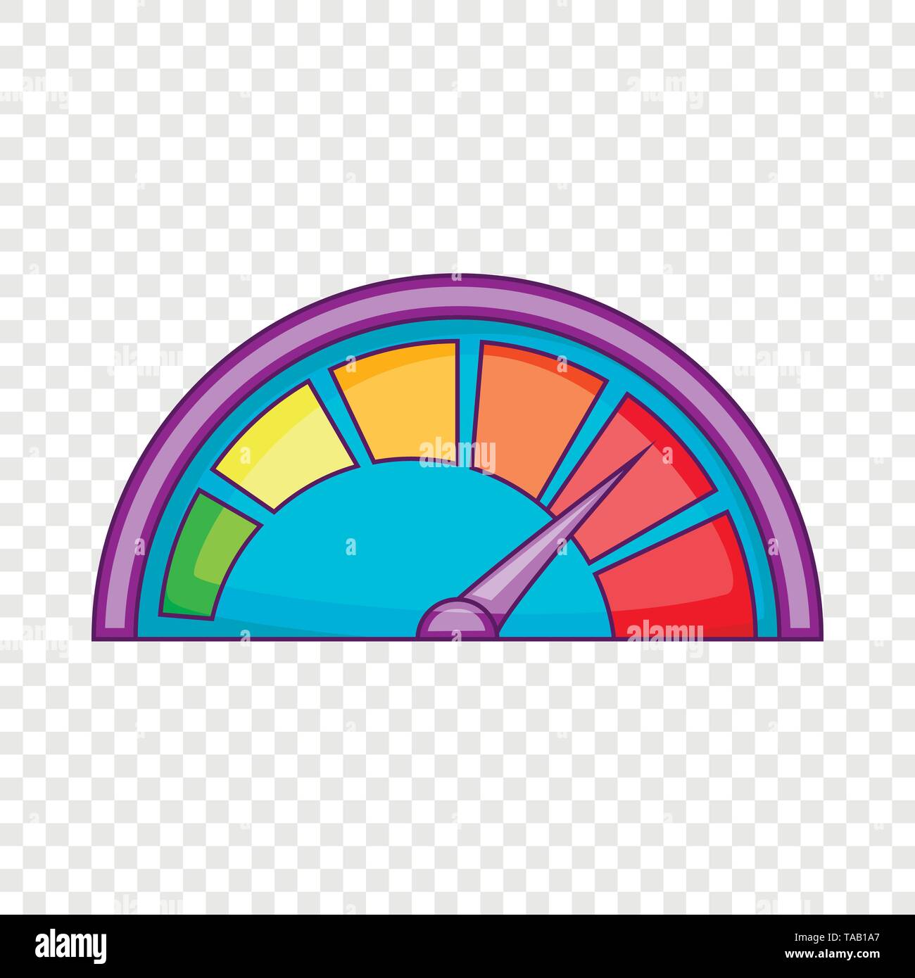 Small speedometer icon, cartoon style Stock Vector Image & Art - Alamy