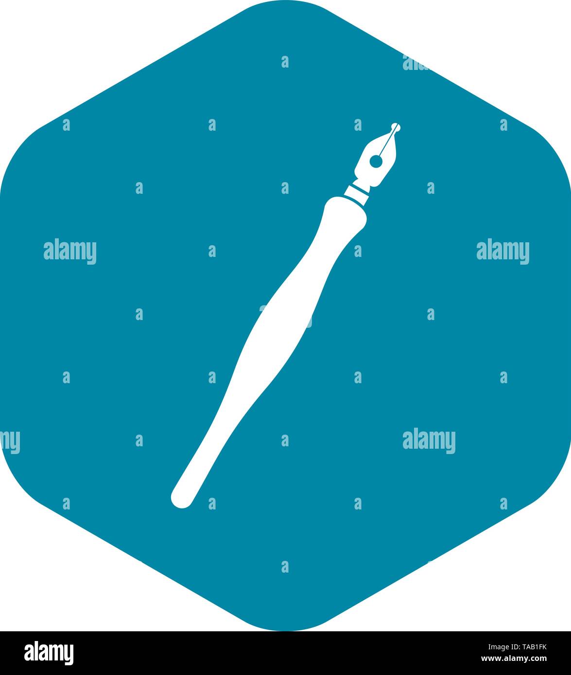 Fountain pen icon, simple style Stock Vector Image & Art - Alamy