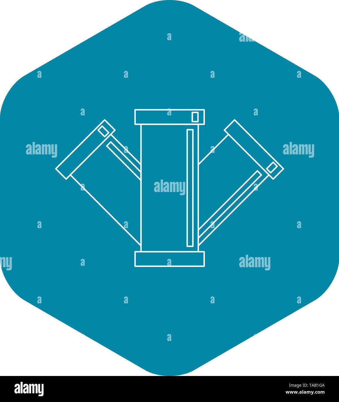 Sewage pipe icon, outline style Stock Vector Image & Art - Alamy