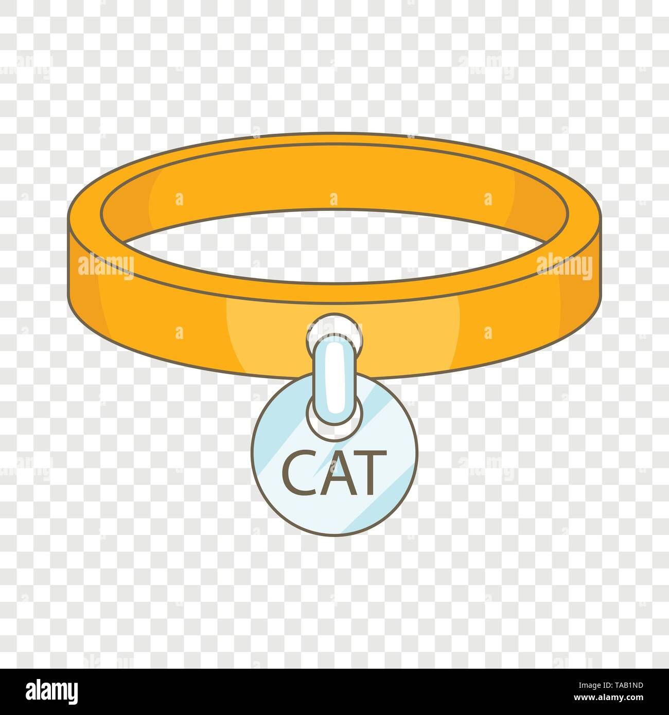 Cat collar icon, cartoon style Stock Vector Image & Art - Alamy