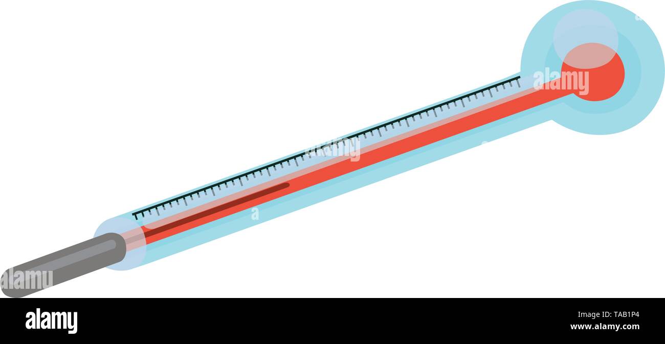 mercury thermometer on white background Stock Vector Image & Art - Alamy