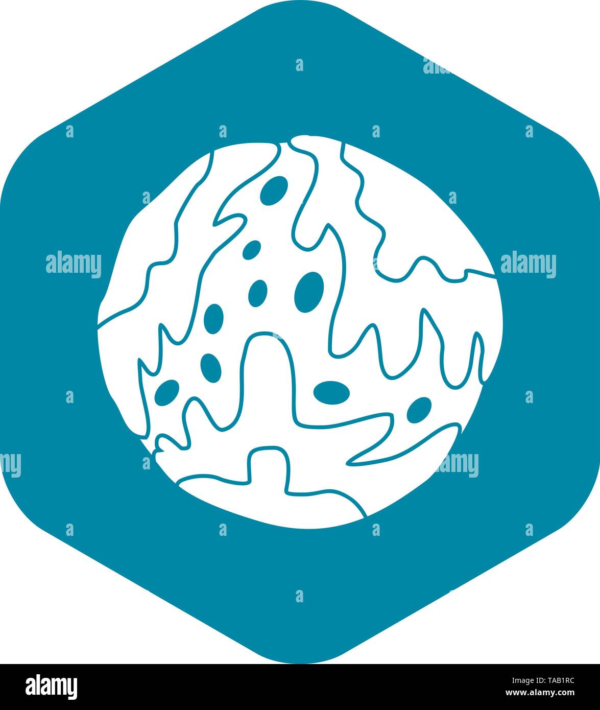Little planet icon, simple style Stock Vector Image & Art - Alamy