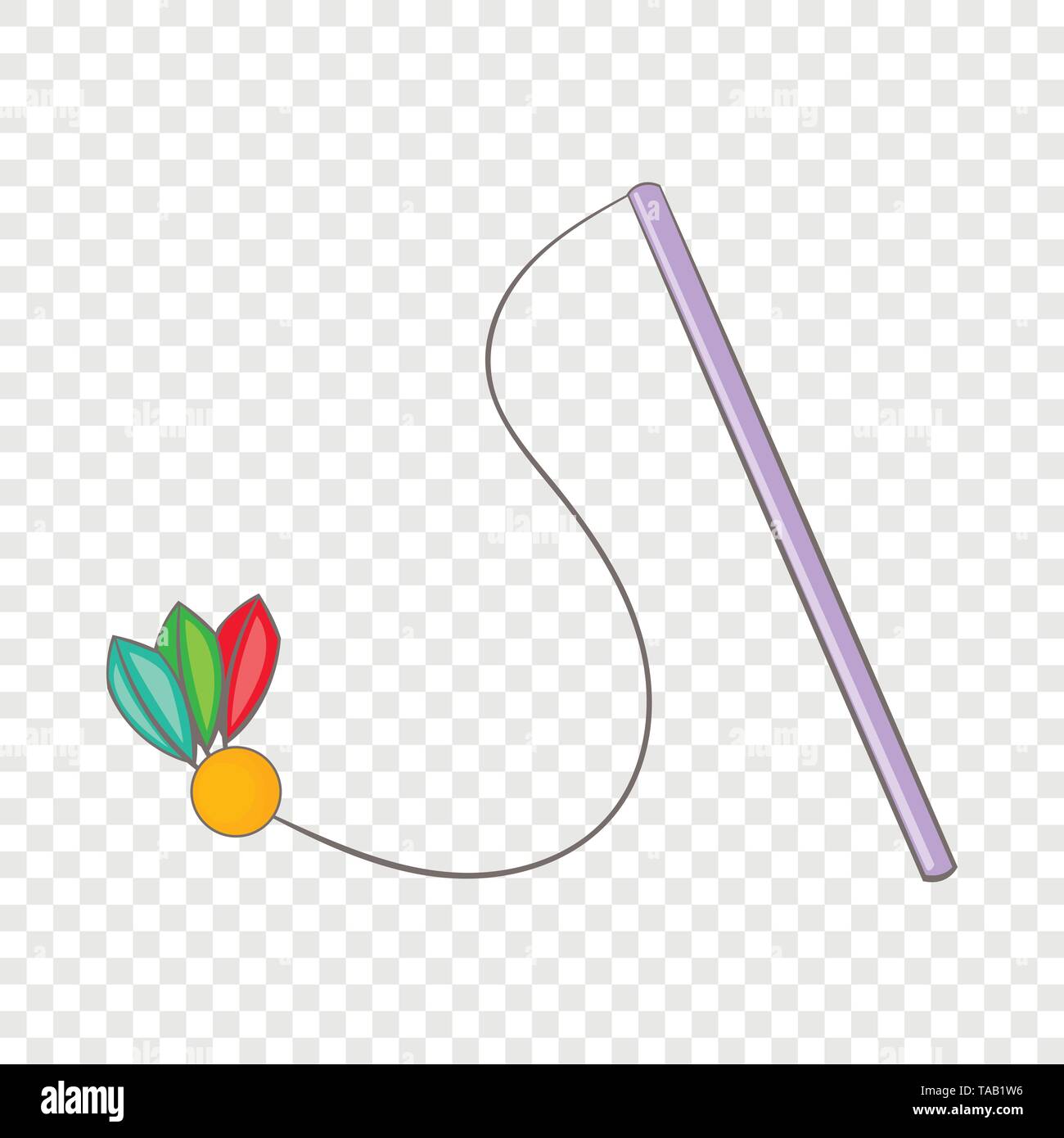 Pet cat toy icon, cartoon style Stock Vector Image & Art - Alamy