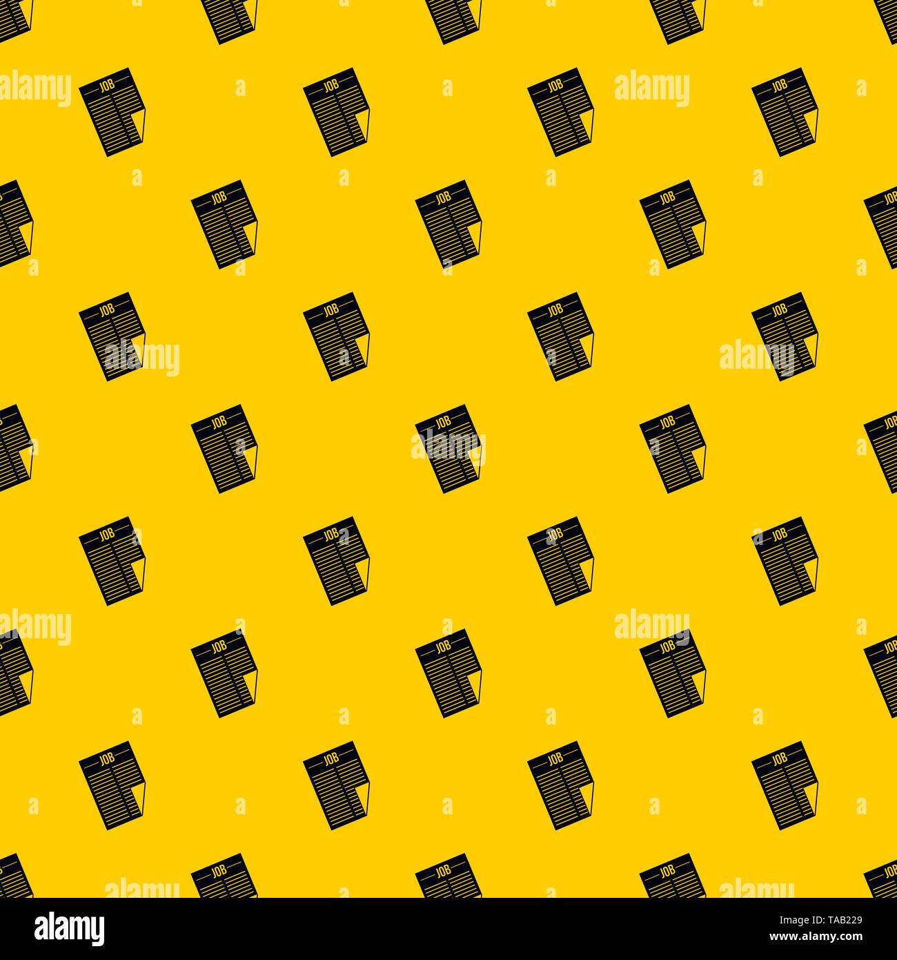 Newspaper with the headline Job pattern vector Stock Vector Image & Art ...