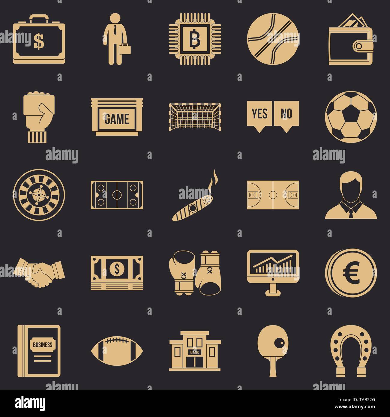 Totalizer icons set, simple style Stock Vector Image & Art - Alamy