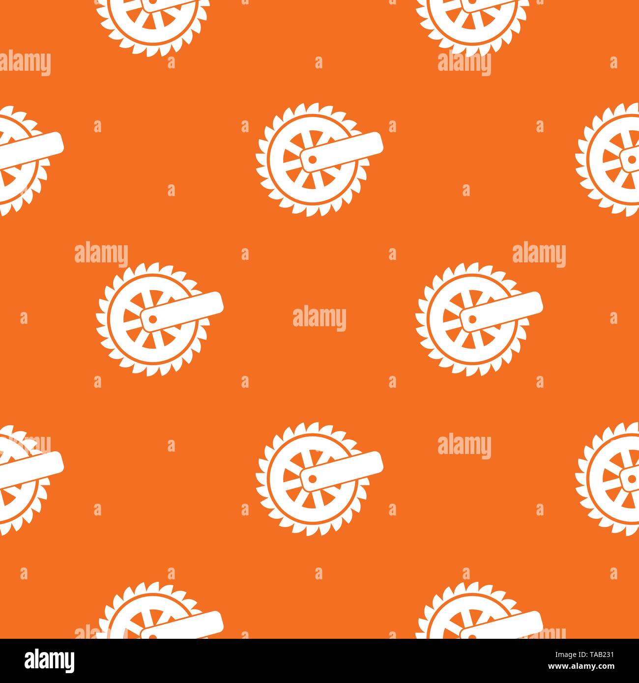 Cogwheel pattern vector orange Stock Vector Image & Art - Alamy