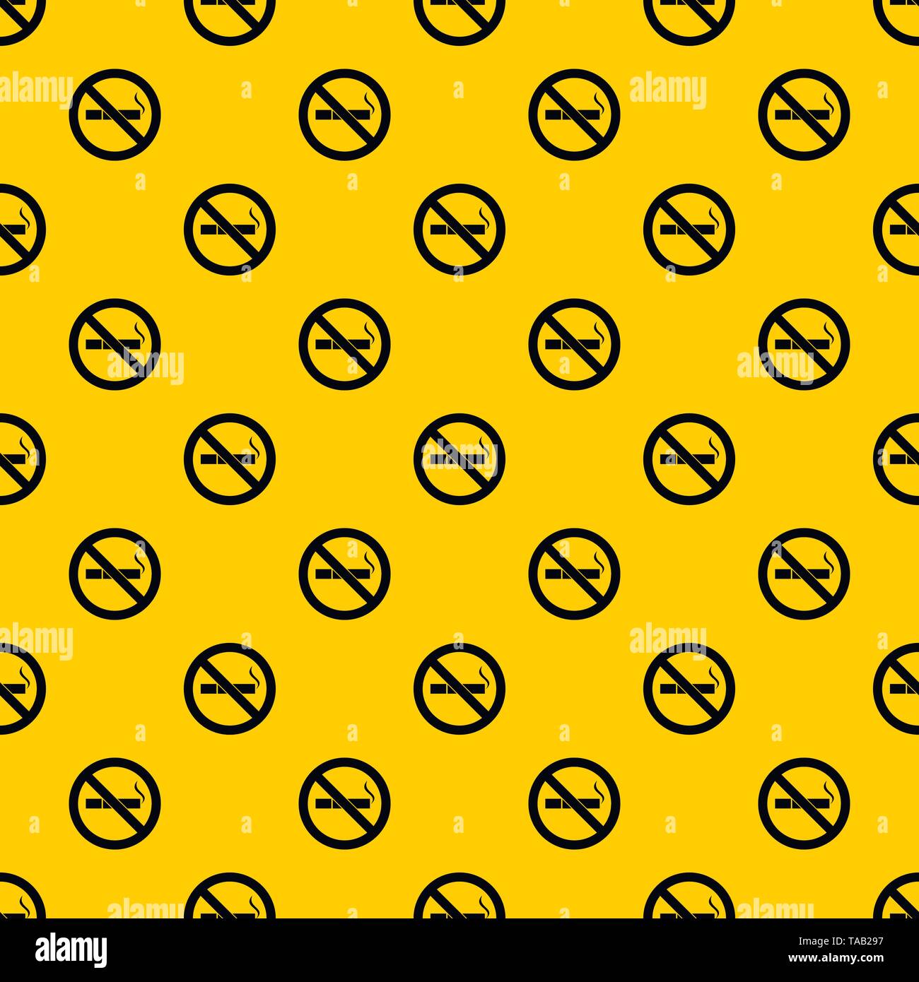 No smoking sign pattern vector Stock Vector Image & Art - Alamy