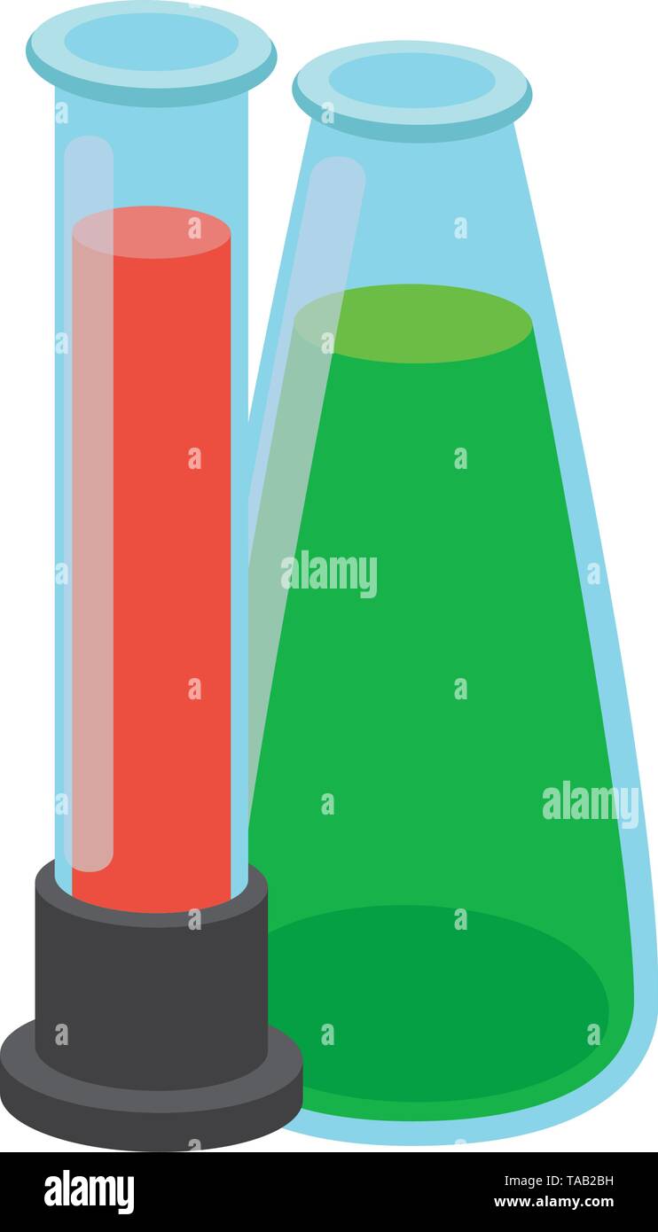 laboratory instruments in white background Stock Vector Image & Art - Alamy