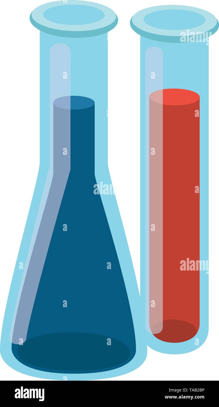 laboratory instruments in white background Stock Vector Image & Art - Alamy