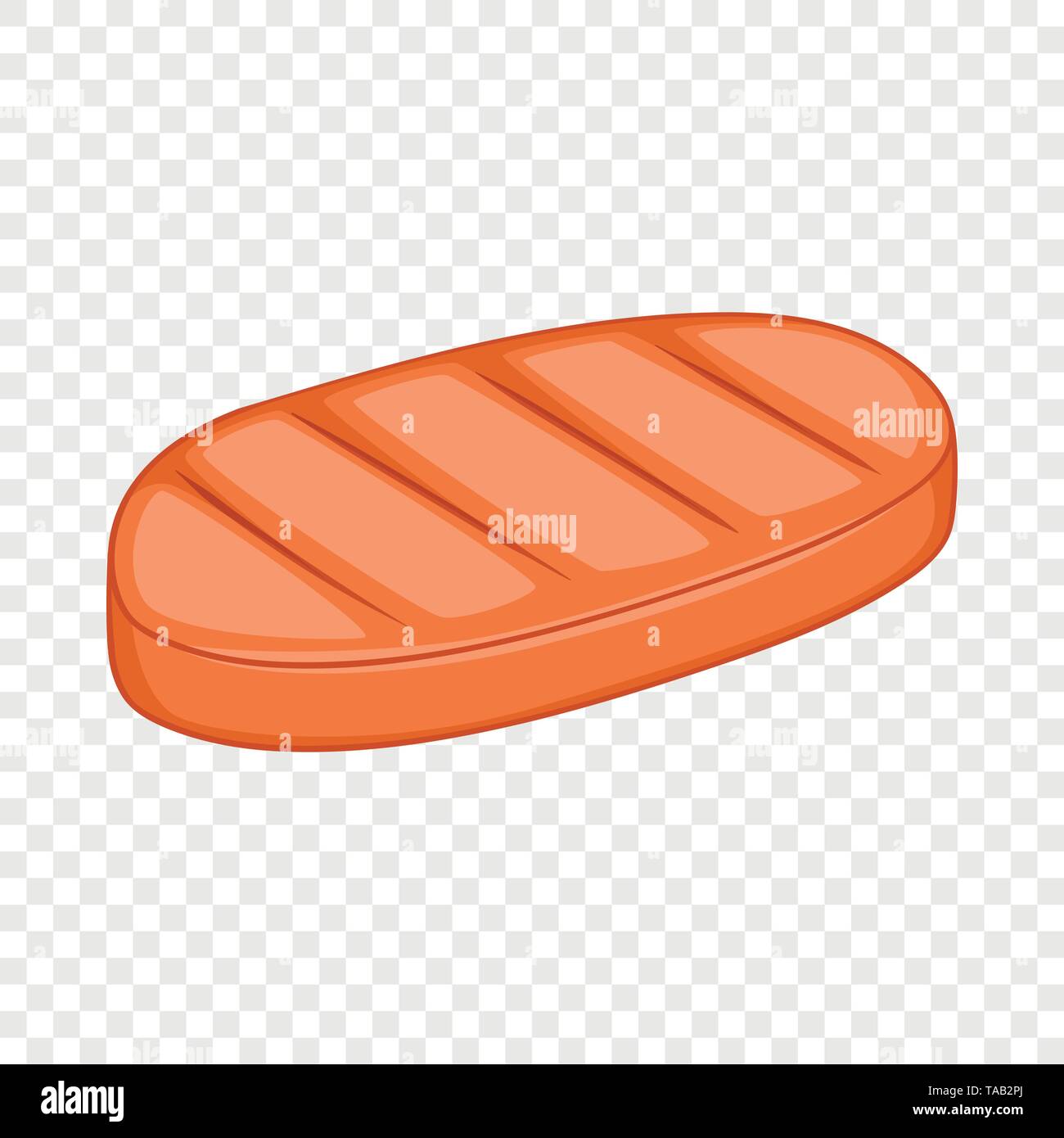 Meat cutlet icon, cartoon style Stock Vector Image & Art - Alamy